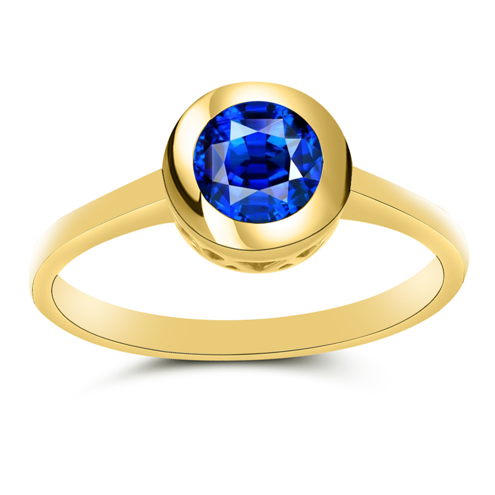 Buy 14K Gold With Blue Kyanite Gemstone Ring
